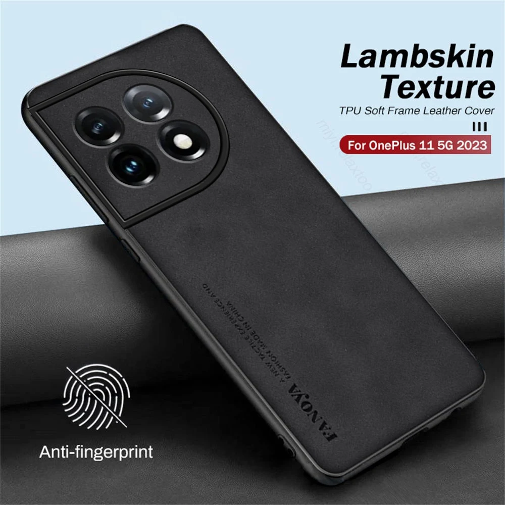 Sheepskin Leather Matte Cover | Pu Leather Case Oneplus | Case Oneplus ...