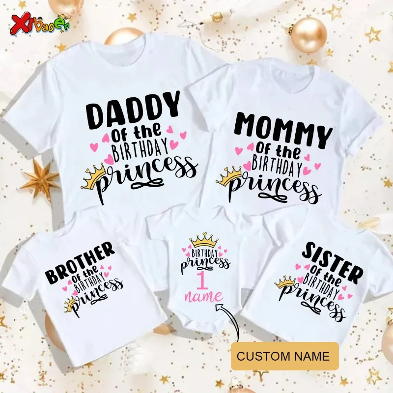 Birthday-Crown-Shirt-for-Family-Matching-Clothes-Birthday-T-Shirt-Party ...