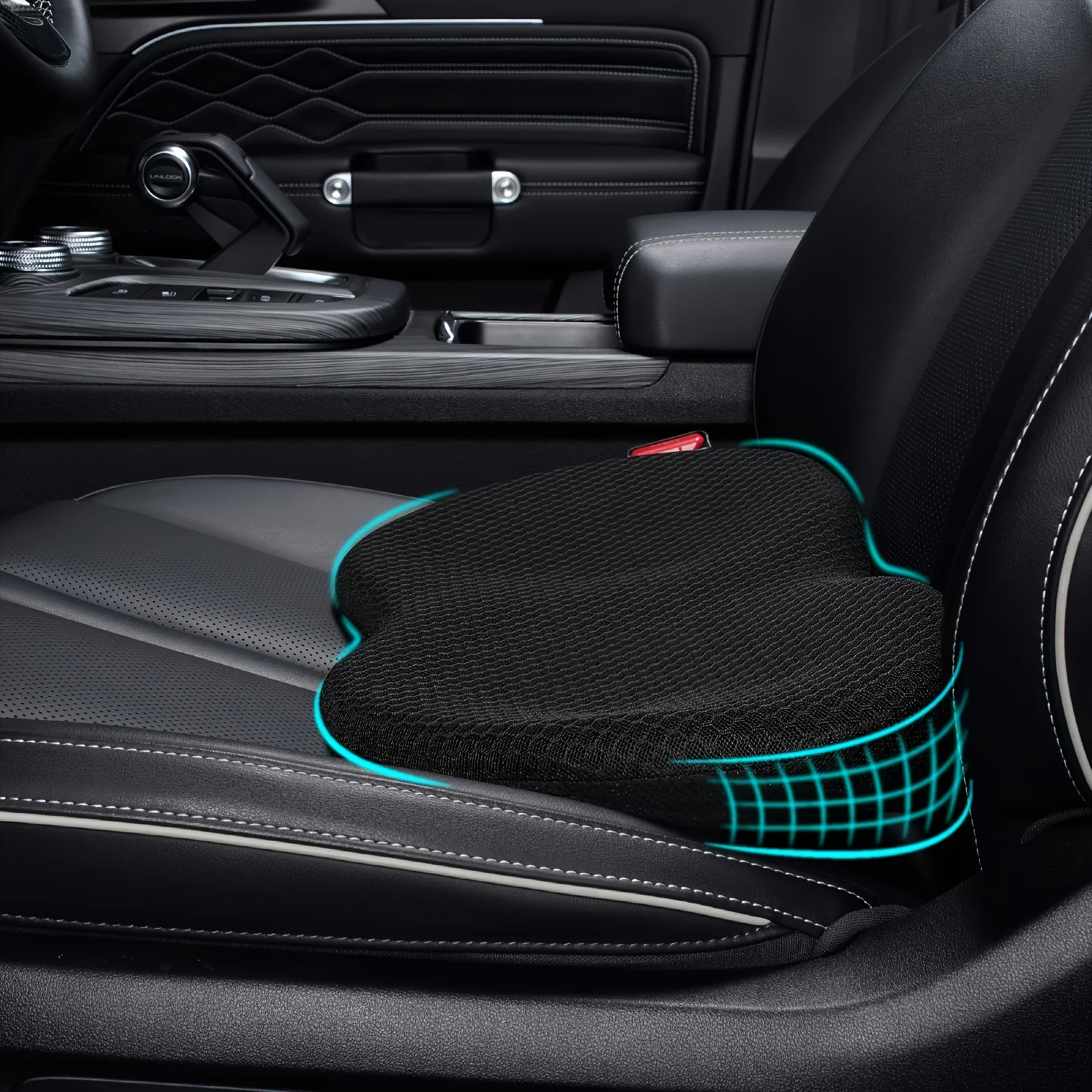 1PC-Car-Seat-Cushion-Multi-Use-Memory-Foam-Car-Lower-Back-Support-Pad ...