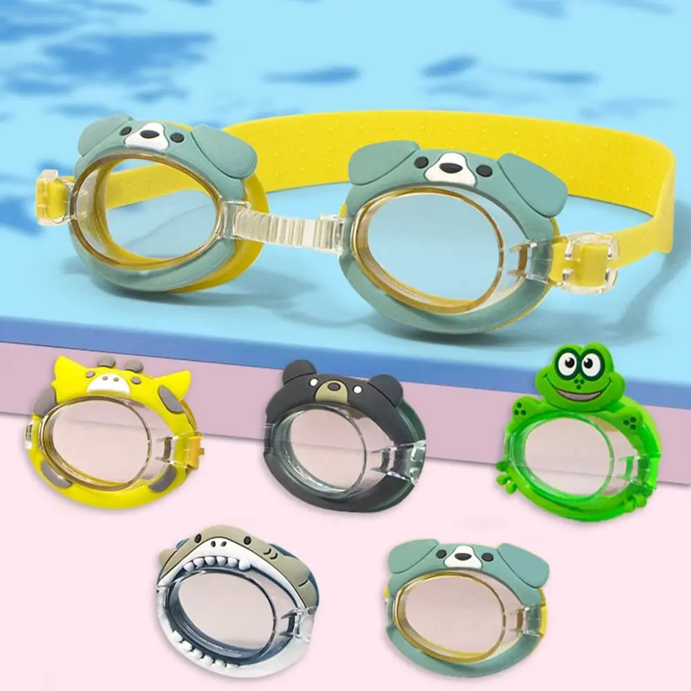 Cute Cartoon Kids Swimming Goggles Children Boys Girls Fog-proof ...