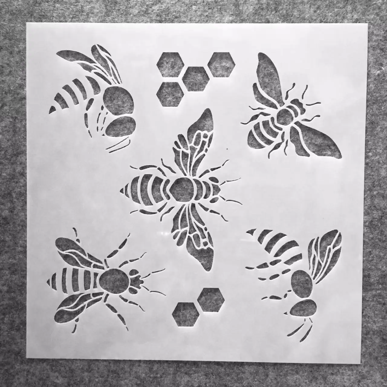 Hive Pattern Stencil
