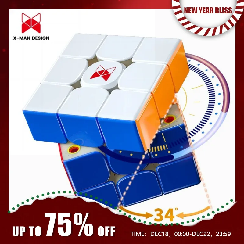 Qiyi-X-Man-Tornado-V3-M-Pioneer-UV-Magnetic-Magic-Speed-Cube ...