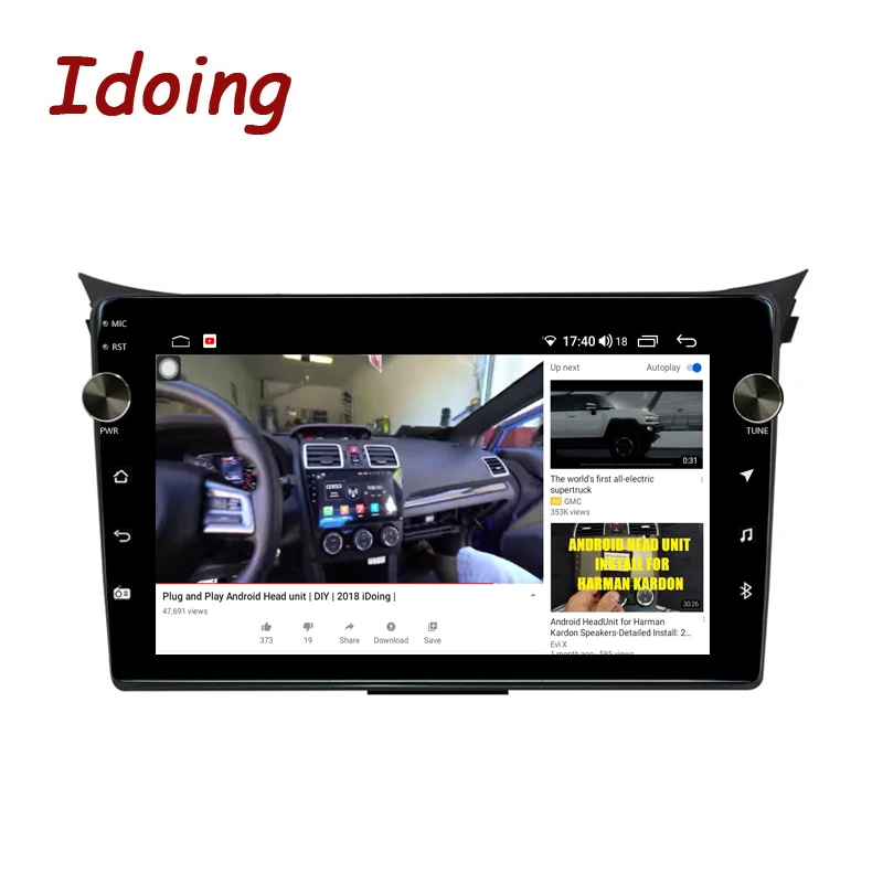 Idoing 9 inch Car Android Radio Vedio Multimedia Player For Hyundai i30 ...