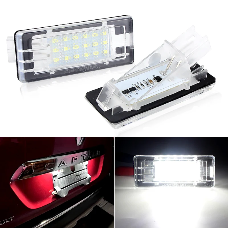 2x-LED-Rear-Tail-License-Number-Plate-Lights-For-Dacia-Lodgy-Logan ...