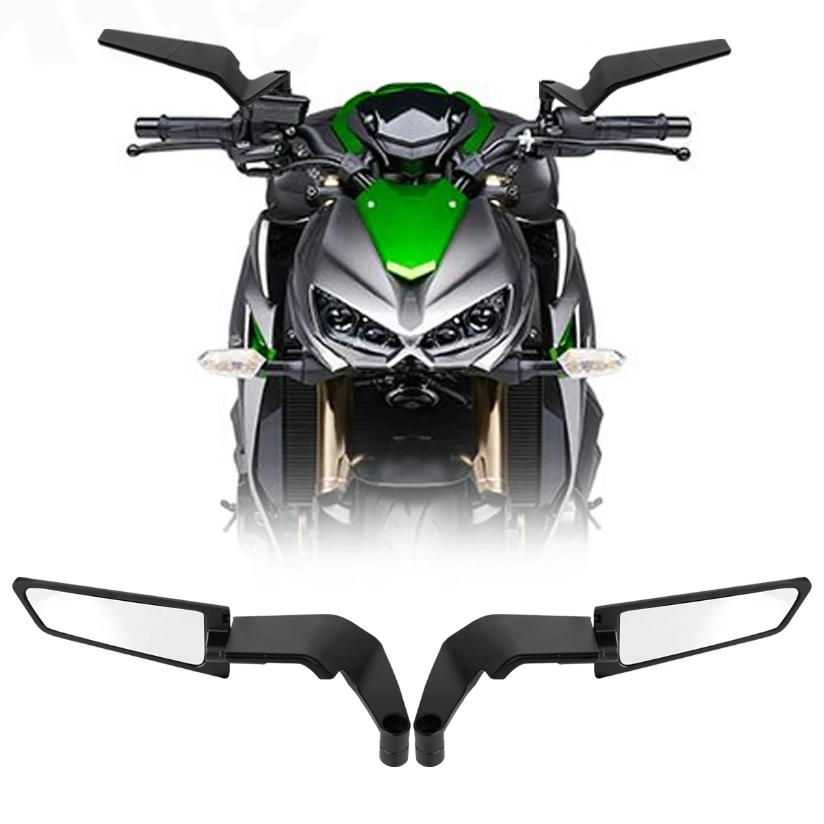 Motorcycle-Side-View-Mirror-For-Kawasaki-Z1000-Z900-Z800-Z750-Z650-Z400 ...