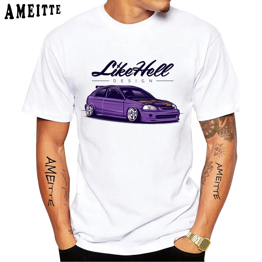 New-Summer-Men-Short-Sleeve-Civic-Type-R-EK9-Car-Print-T-Shirt-Hip-Hop ...
