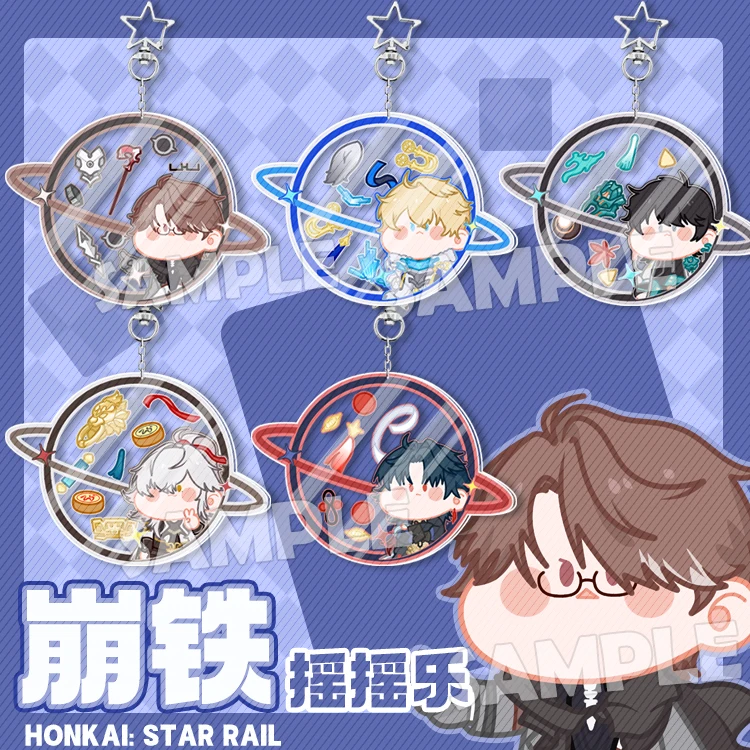 Game-Anime-Keychain-Cartoon-Bag-Keyring-Decor-Honkai-Star-Rail-Dan-Heng ...