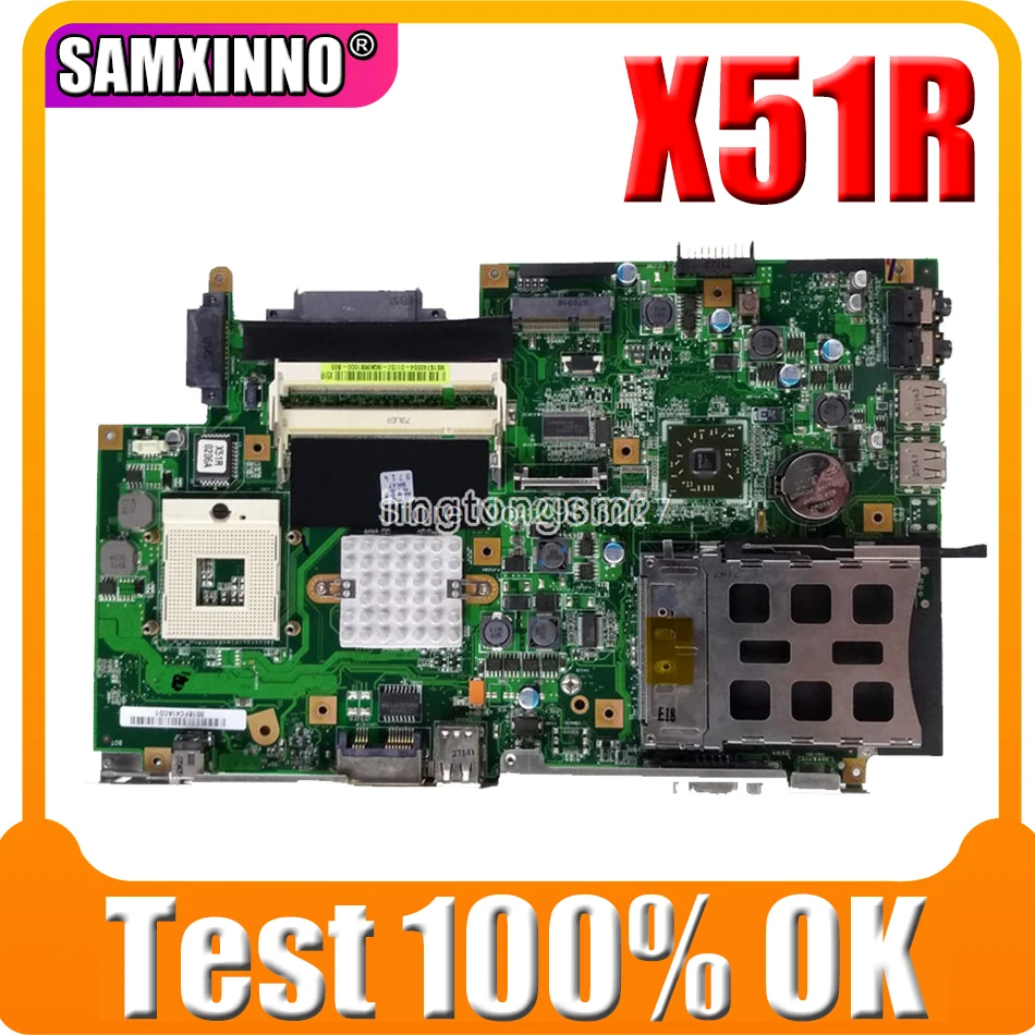 X51R 마더 보드 REV 2.1 DDR2 667 DRAM For Asus X51R X51 노트북 마더 보드 X51R 메인 보드 ...