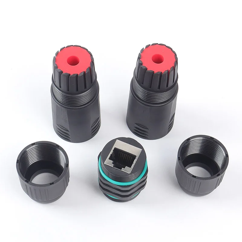 2pieces-RJ45-CAT3-Waterproof-RJ45-Connector-Network-Extender-Ethernet ...