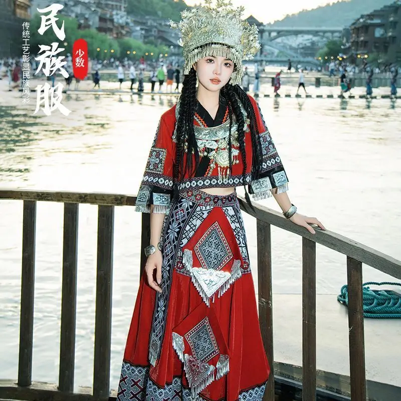 Guizhou-Miao-Village-Miao-Ethnic-Clothing-Female-Yunnan-Ethnic-Minority ...