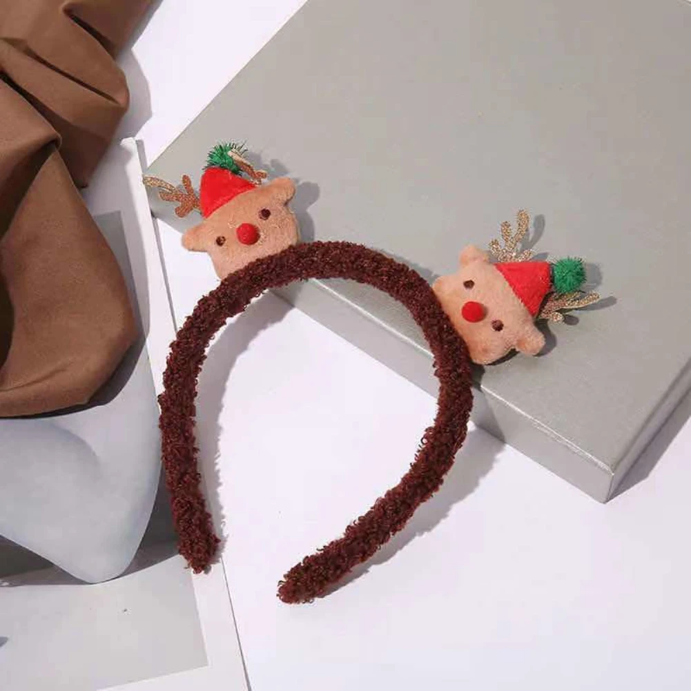Christmas Headbands For Kids Cute Plush Antler Headband Fashion Deer ...