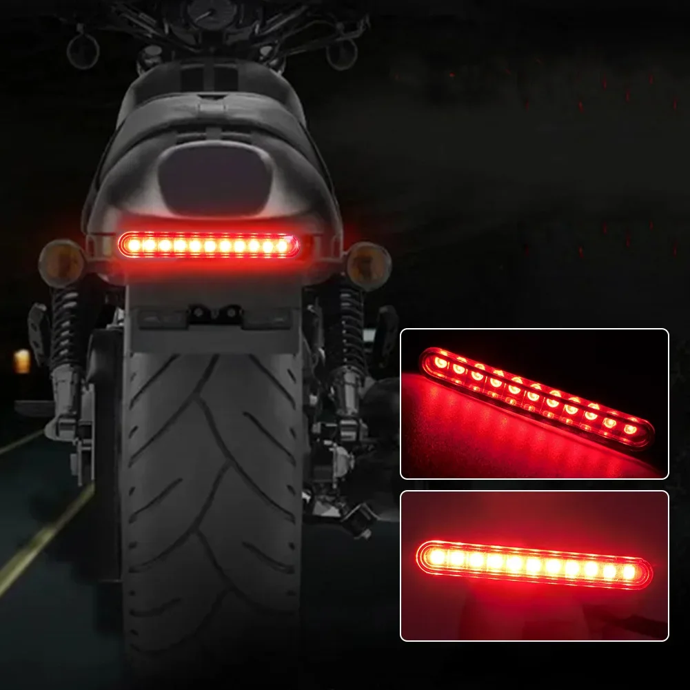 Motorcycle-Rear-Brake-Light-Mini-12V-11LED-Tail-Stop-Light-Lamp-for ...