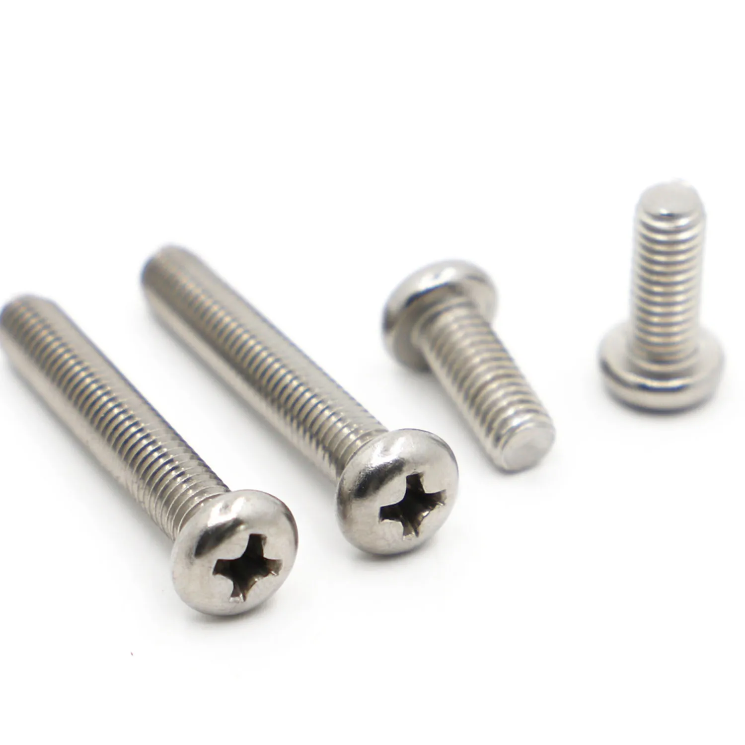 5-50pcs M1 M1.2 M1.4 M1.6 M2 M2.5 M3 M4 M5 M6 M8 GB818 A2-70 304 Stainless Steel Cross Phillips ...