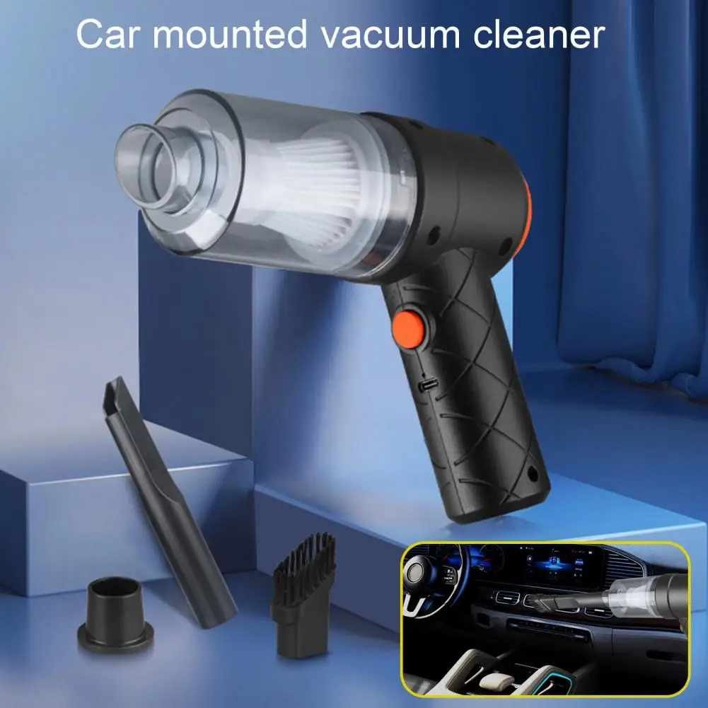 Mini Vacuum Cleaner Stable Rechargeable Compact Cordless Handy Car ...