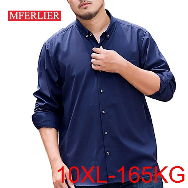 Plus Size Men Shirt 9xl 10xl | Large Size 10xl Shirts Men | Autumn Men Shirt Size 8xl - Shirts ...