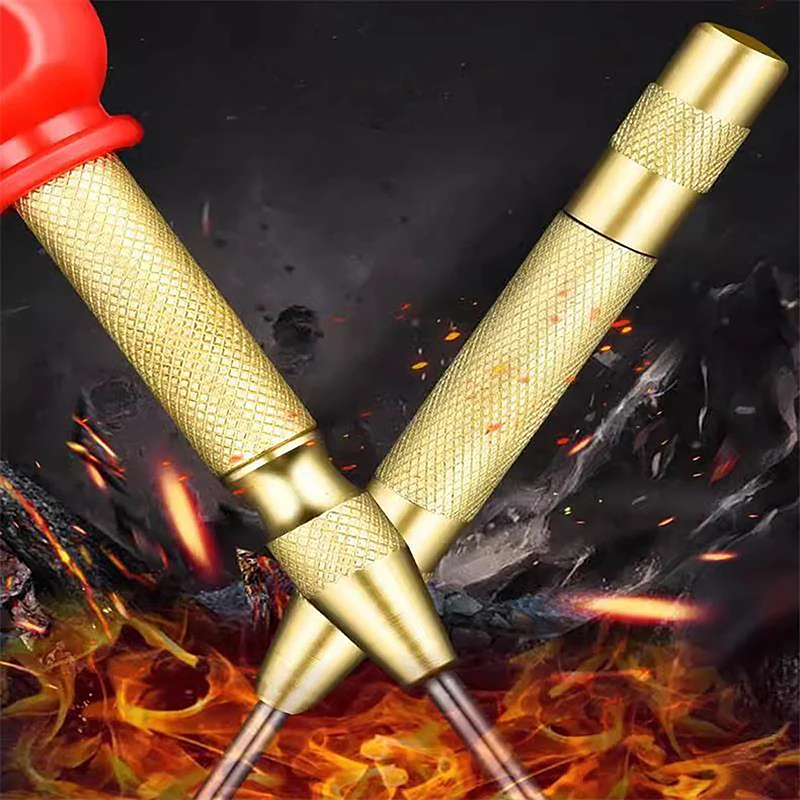 Automatic-Center-Punch-Woodworker-Metal-Firing-Pin-Puncher-Steel ...