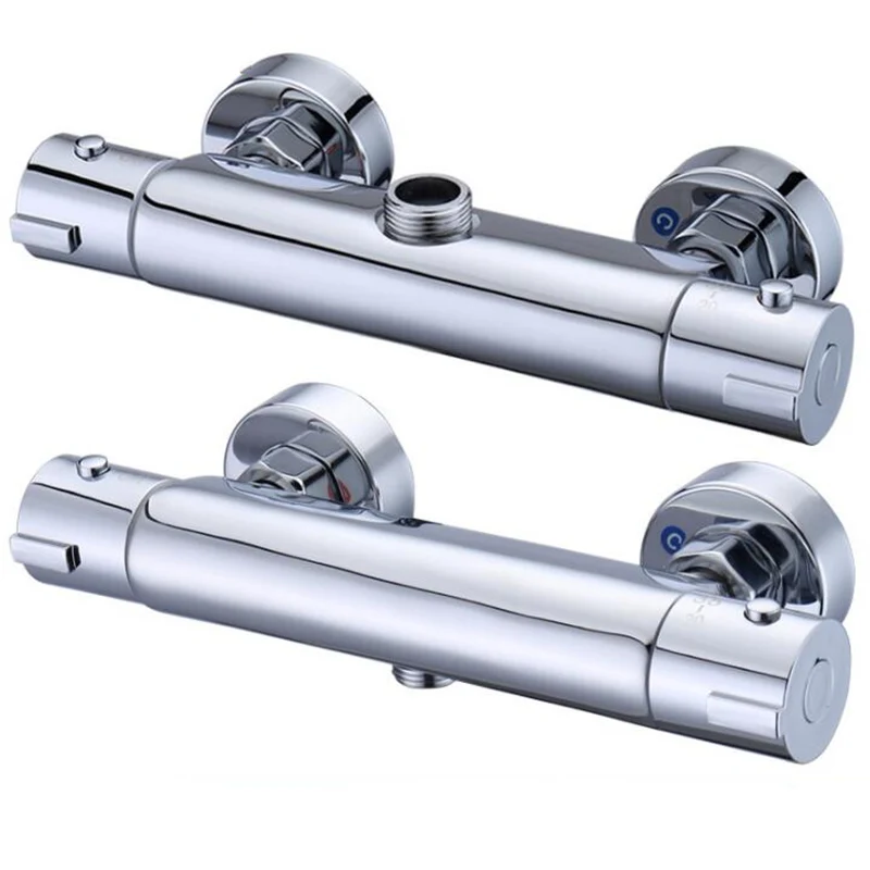 Bathroom-Thermostatic-Shower-Faucet-Brass-Chrome-Mixer-Value-Dual ...