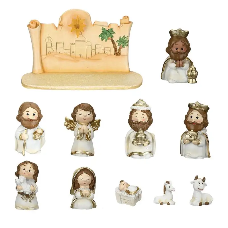 11pcs-Nativity-Scene-Figurines-Holiday-Jesus-Birth-Scene-With-Light ...