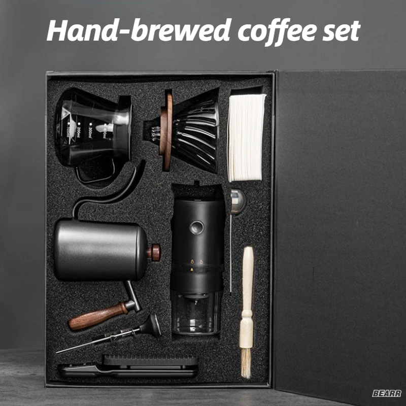 Coffee Hand Brewed Coffee Pot Set Gift Box Glass Filter Cup Sharing Pot ...