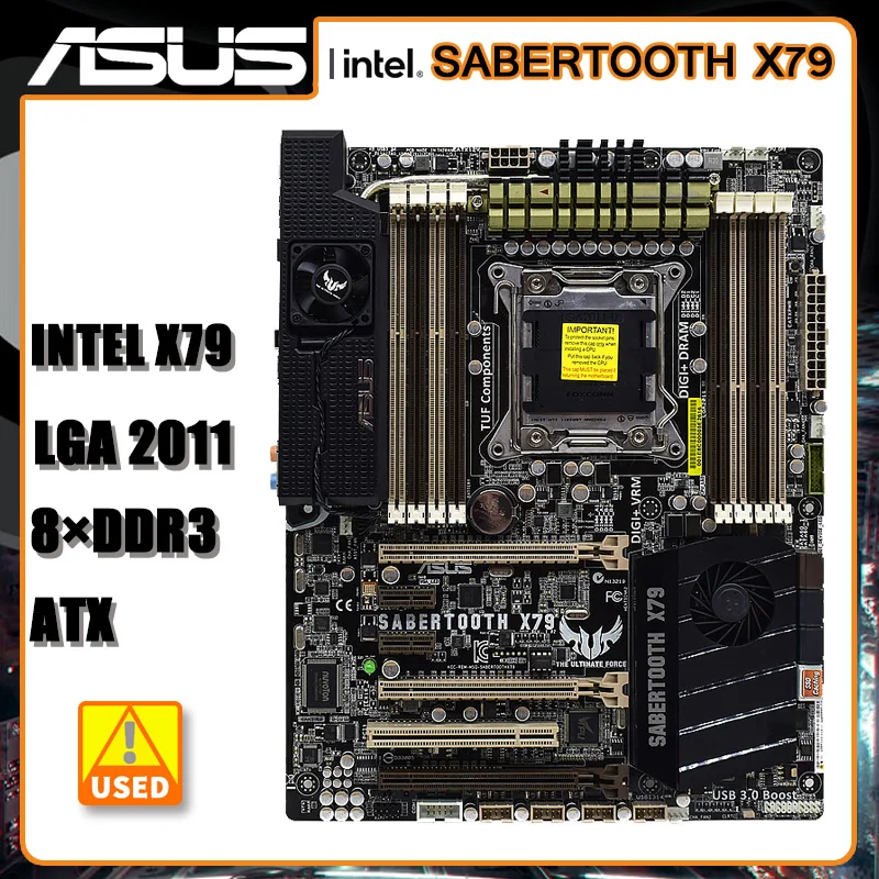 Intel X79 Motherboard LGA 2011 ASUS SABERTOOTH X79 LGA 2011 Motherboard ...