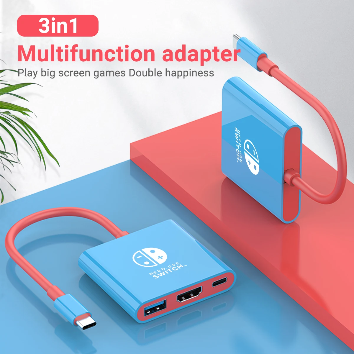 Portable-Nintendo-Switch-Docking-Station-TYPE-C-Hub-with-HDMI-and-USB-3 ...