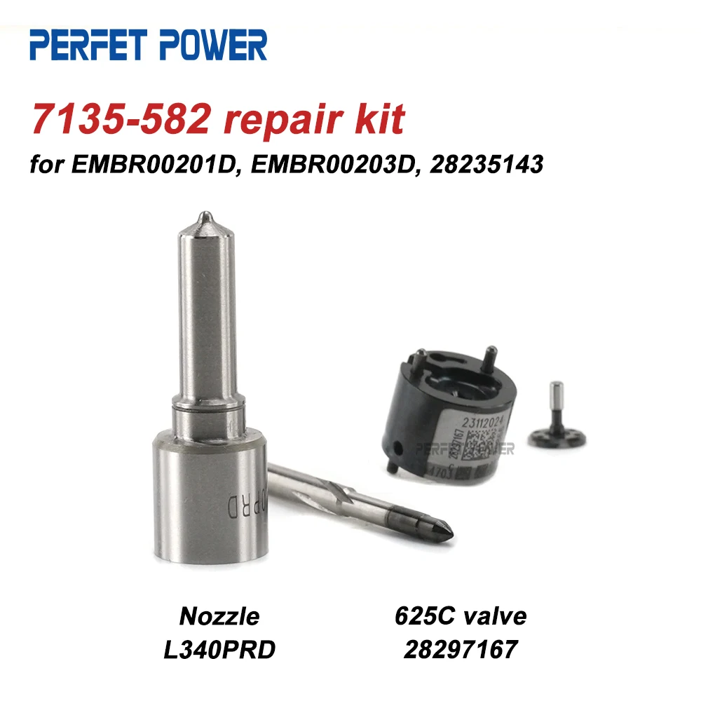 7135-582 Repair Kit L340PRD Nozzle and 28297167 625C Control Valve for ...