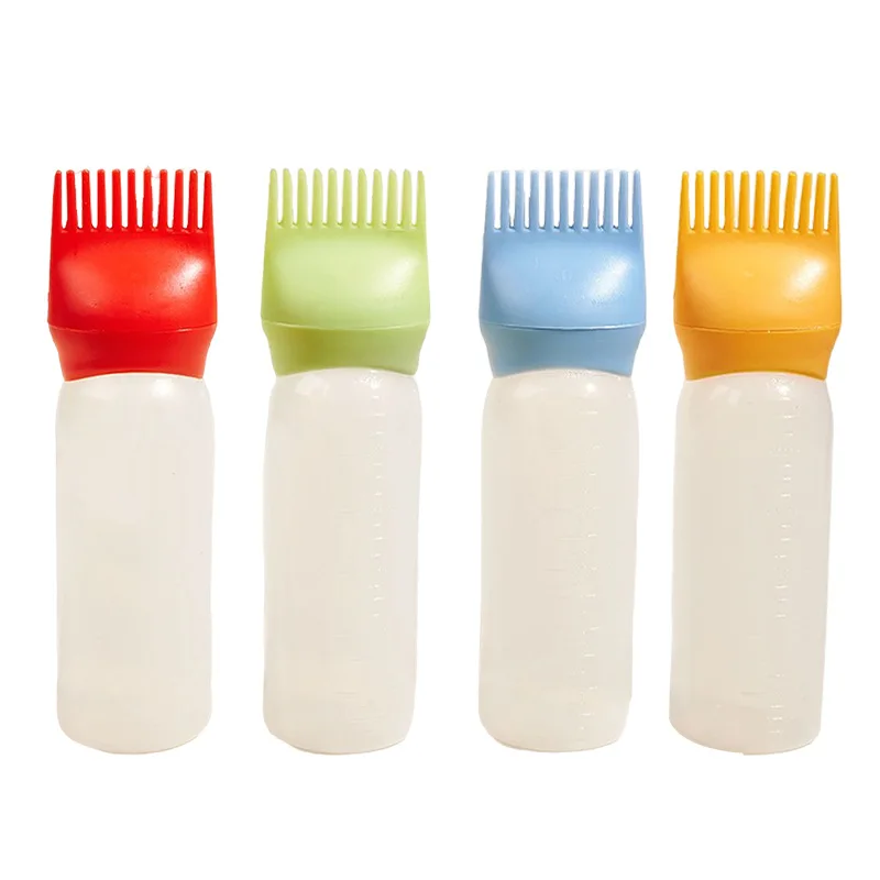 120ml-Hair-Dye-Refillable-Bottle-Applicator-Comb-Multicolor-Plastic ...
