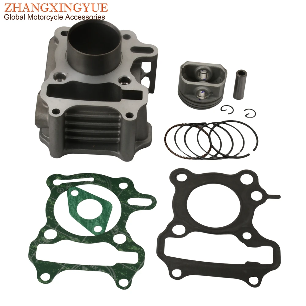 Scooter 65cc Racing Big Bore Cylinder Block Kit For Peugeot Vivacity 50 ...