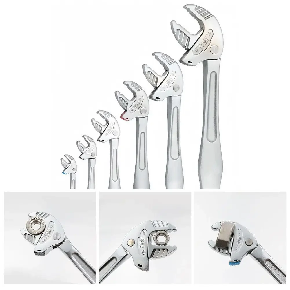 Industrial Crab Claw Wrench - Self-Adjusting Ratchet with Wide Jaw for ...
