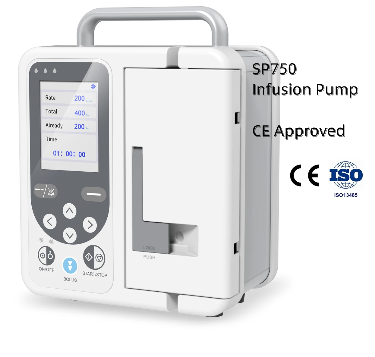 CONTEC SP750 Volumetric Infusion Pump Clinic Hospital Human/VET Use ...