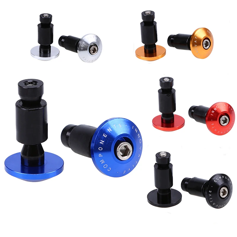 2PCS-Motorcycle-Accessories-Handle-Bar-Cap-End-Plugs-7-8-22mm-Handlebar ...