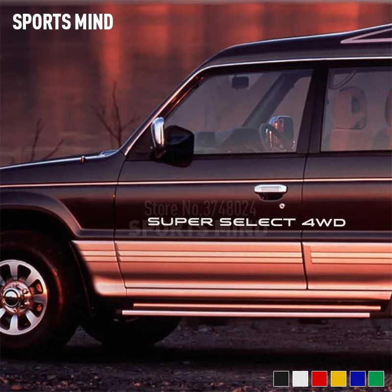 2-X-SUPER-SELECT-4WD-Car-Stickers-Decal-Automobiles-Car-Styling-For ...