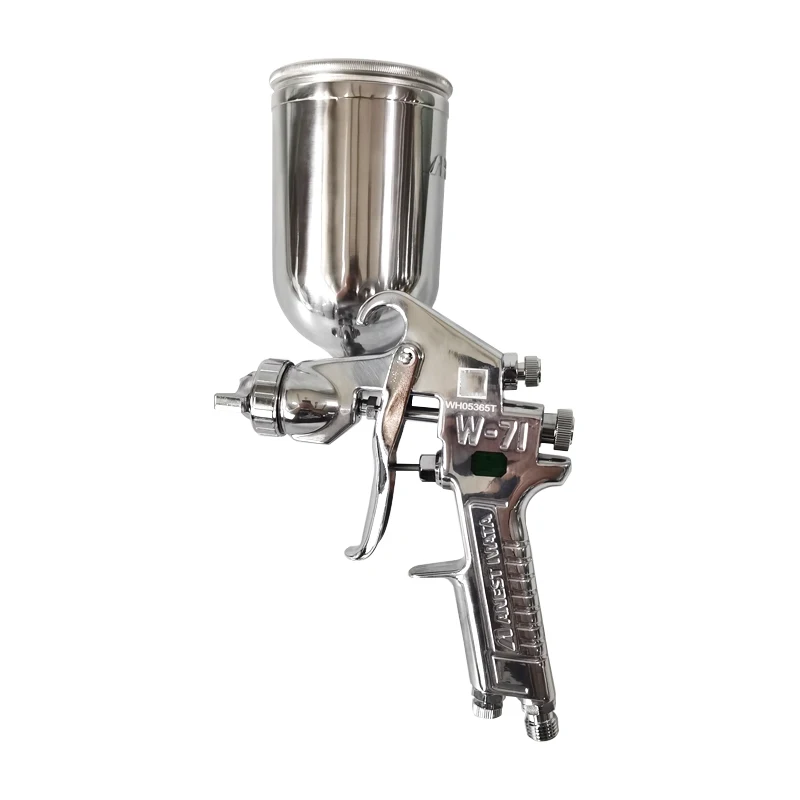 Original Authentic ANEST IWATA W 71 Side Pot Spray Gun 1.0/1.3/1.5/1.8MM Nozzle High Atomization ...