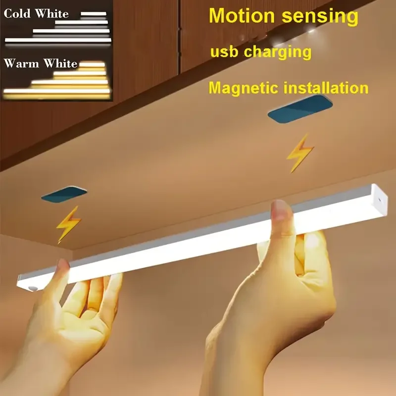 LED-Motion-Sensing-Light-Wireless-USB-Rechargeable-Motion-Detection ...