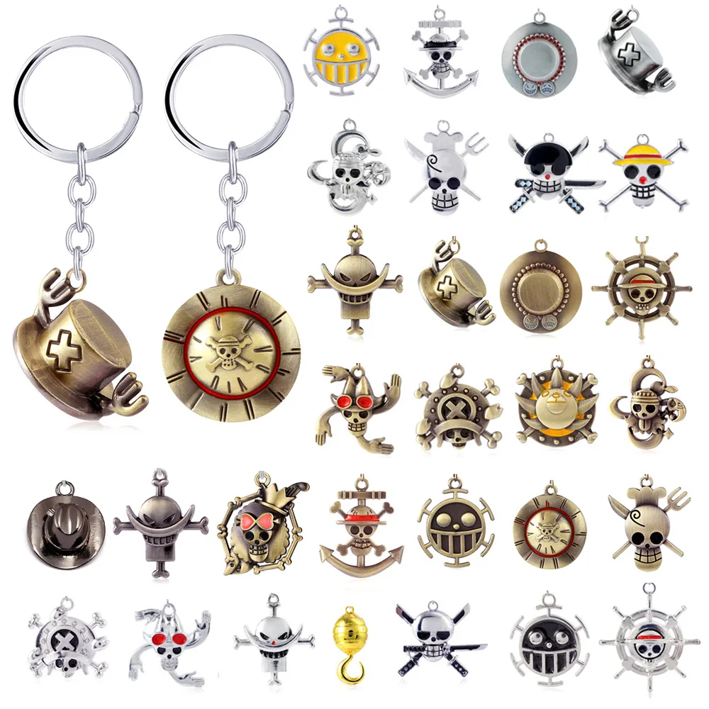 Anime One Piece Keychain Luffy Ace Law Edward Newgate Zoro Sanji Nami ...