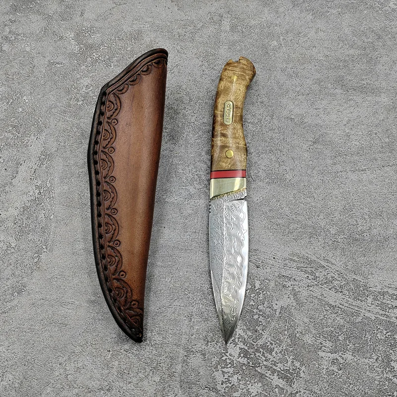 Full-Tang-Fixed-Blade-Knife-Survival-Knives-Camping-Tools-Handmade ...
