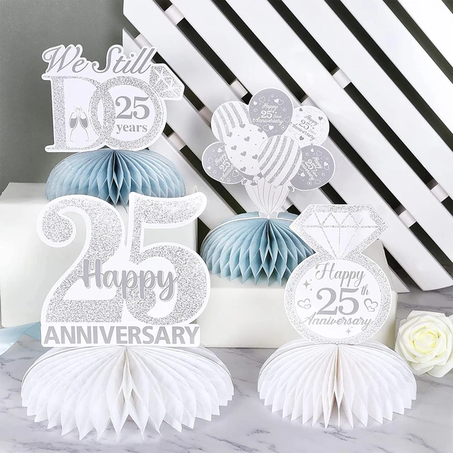 Wedding Anniversary Table Decorations
