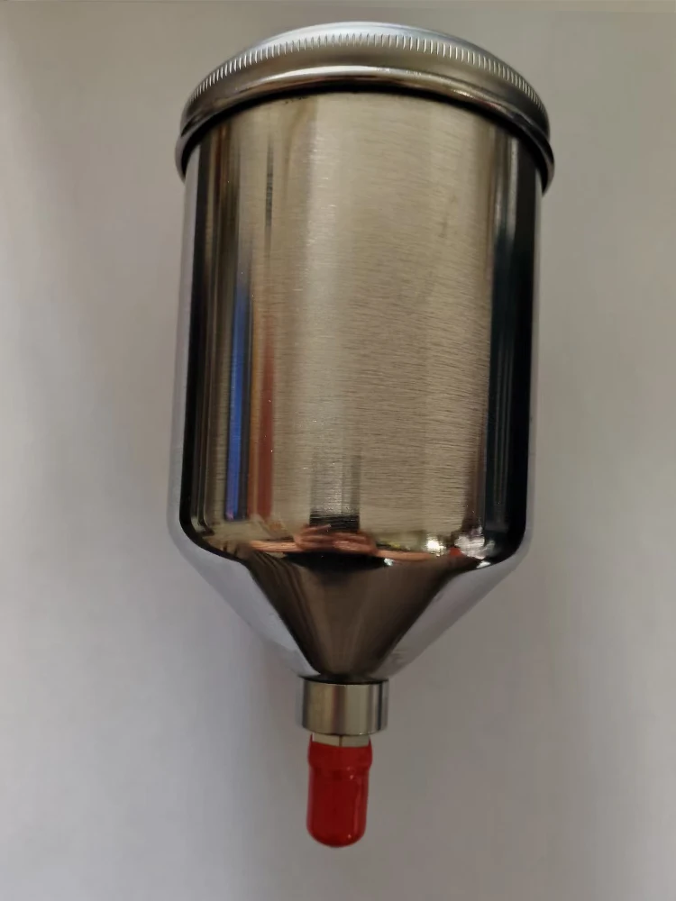 Spray Gun Cup Pot Stainless Steel For Devilbiss DV1 Small Spray Gun Pot ...