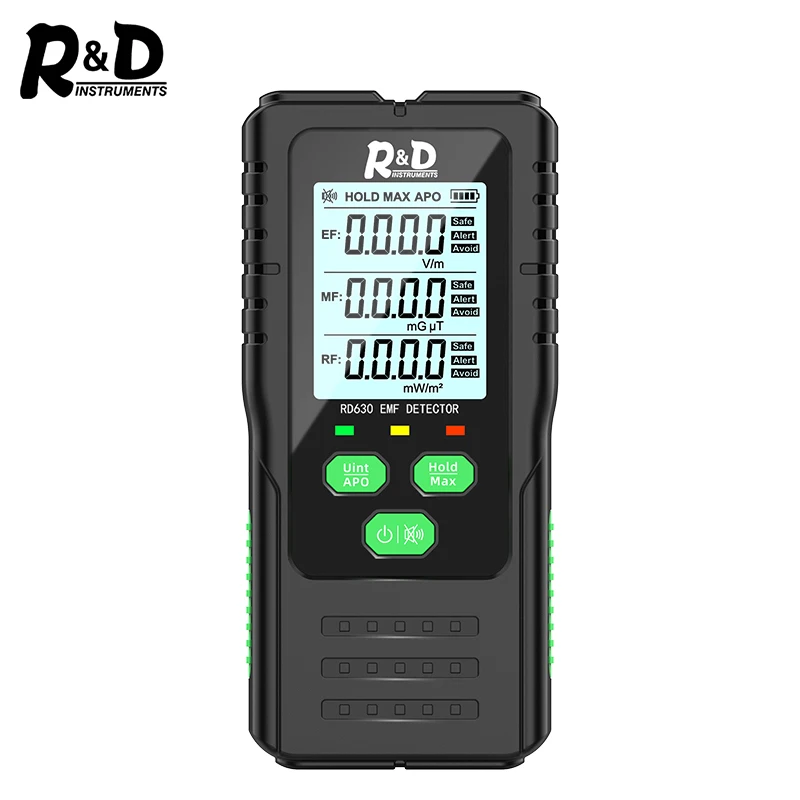 R&D RD630 Electromagnetic Field Radiation Detector Tester EMF Meter ...