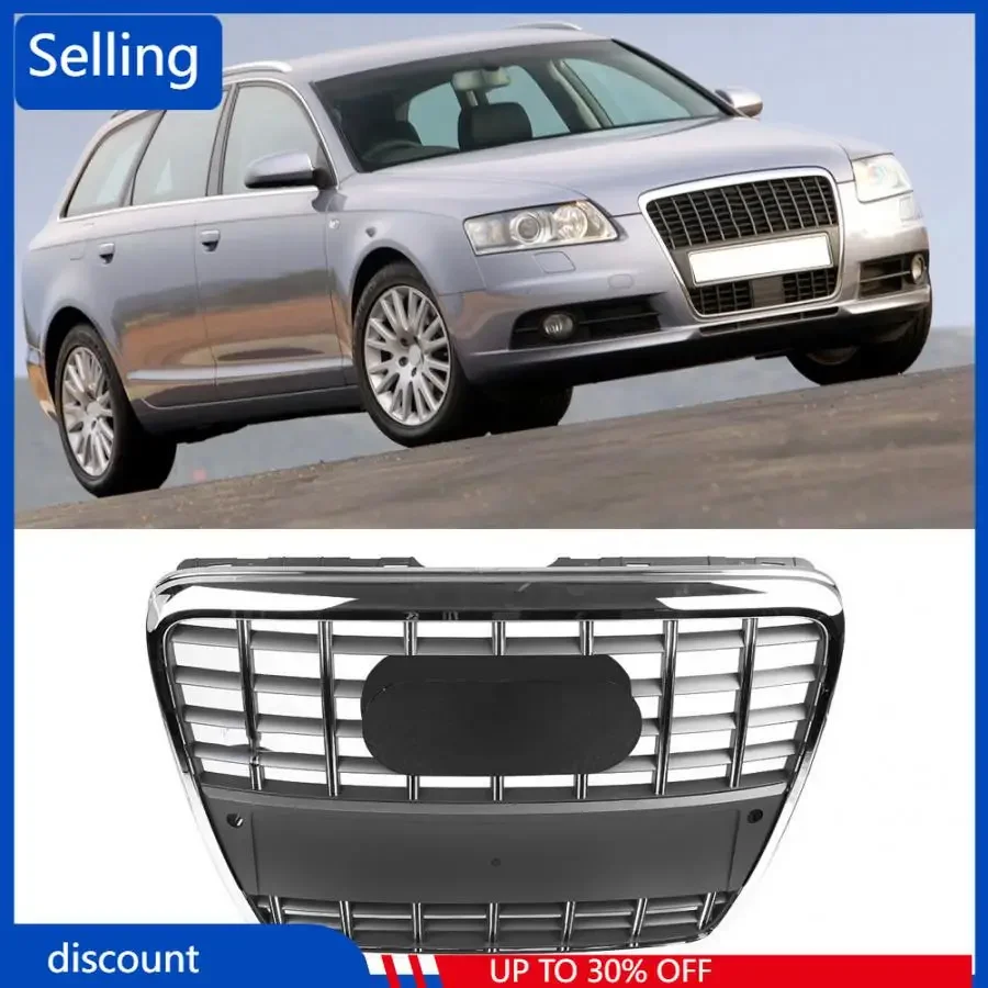 Car-Front-Grille-For-S6-Style-Front-Bumper-Grille-Mesh-Hood-Grill ...