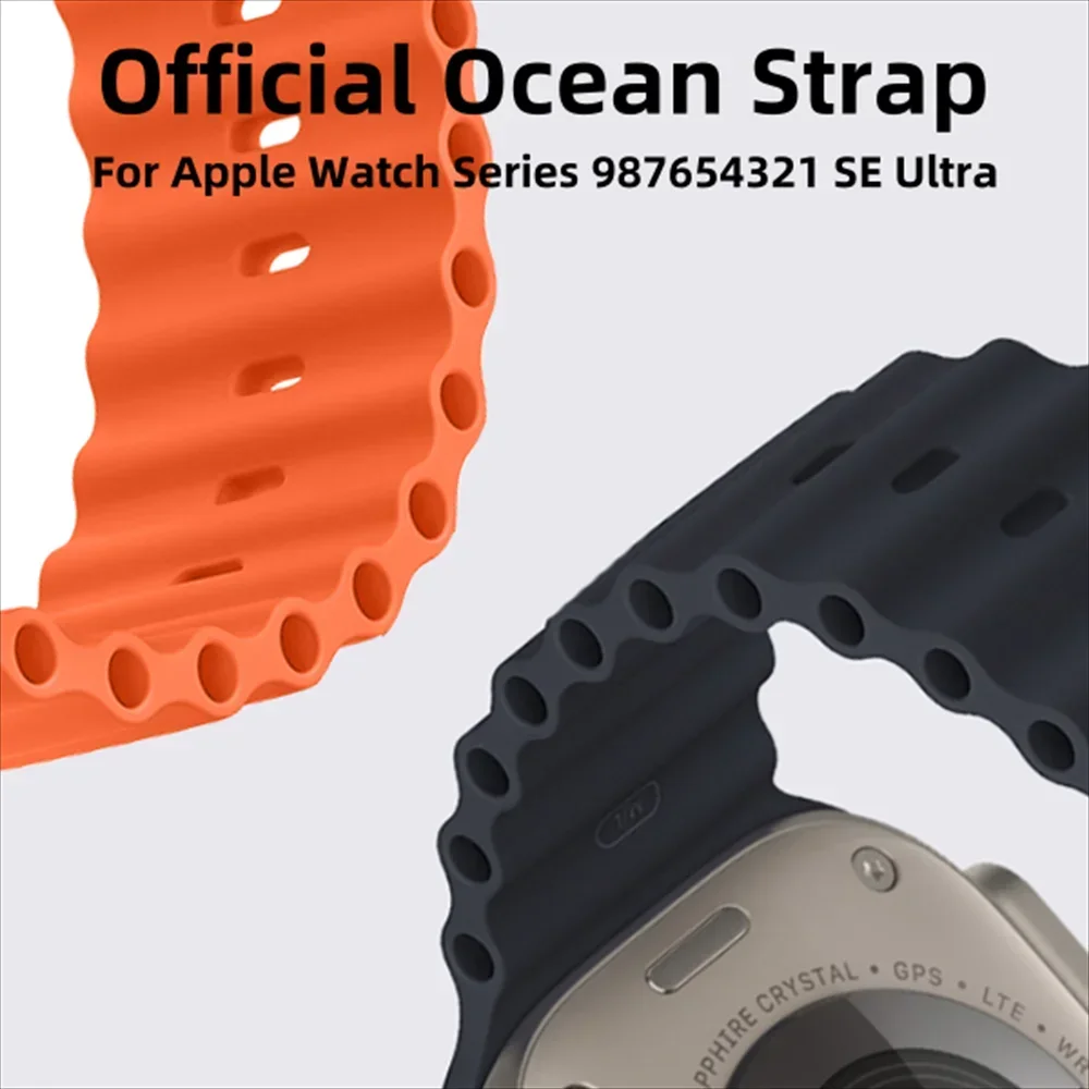 Ocean-Silicone-Strap-for-Apple-Watch-Original-Ultra-Band-45mm-49mm-41mm ...