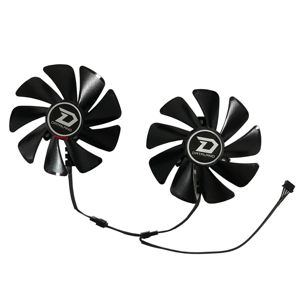 2-Buah-Set-DIY-Fan-GPU-Kipas-Pendingin-untuk-Radeon-Powercolor-RX-6600 ...