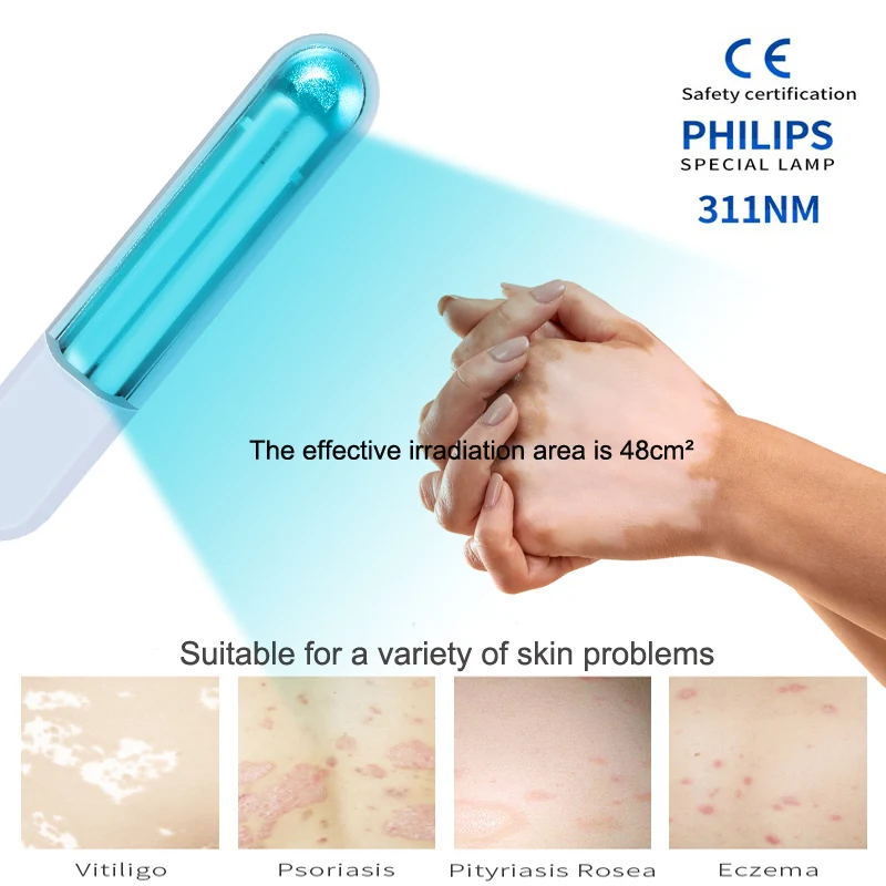UVB-NarrowBand-Phototherapy-Lamp-311nm-Vitiligo-Treatment-Psoriasis-For ...