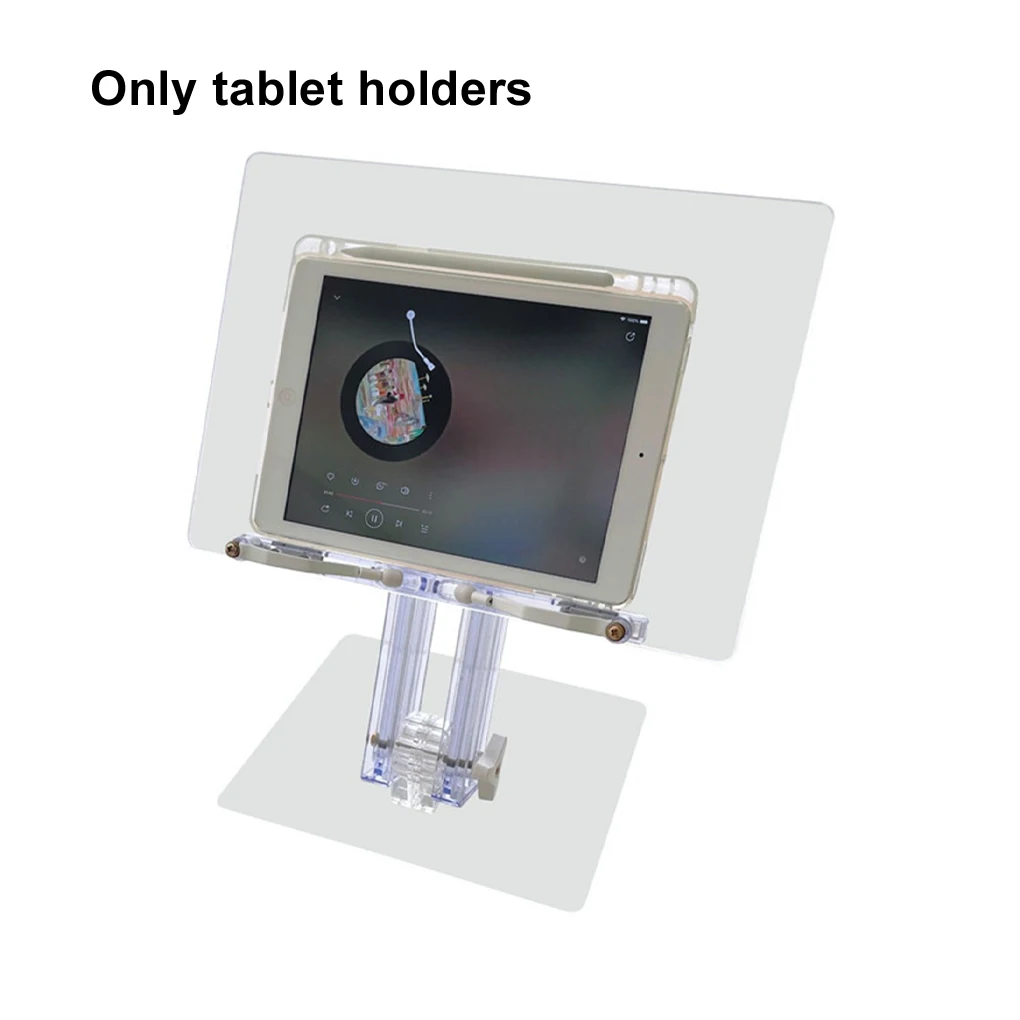 Extendable Reading Stand Frame Adjustable Acrylic Transparent Computer ...