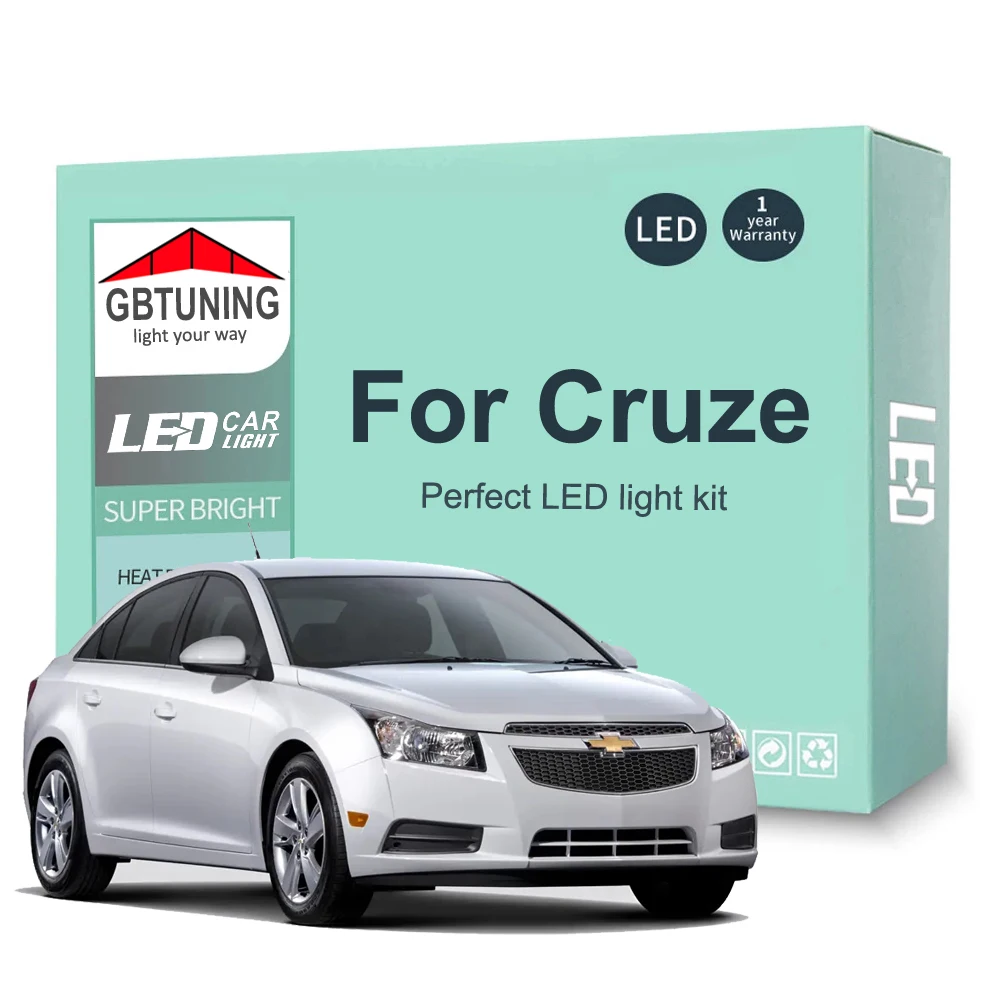 Led interior lâmpada kit para chevrolet chevy cruze 2011 2014 2015 2016 ...
