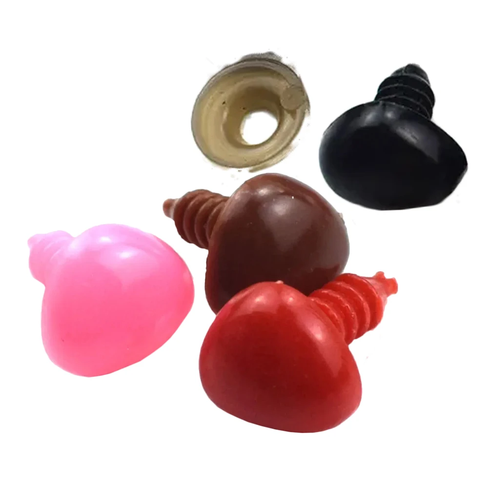 50PCS-Plastic-DIY-Craft-Plush-Animal-Triangle-Nose-for-Bear-Dog-Doll ...