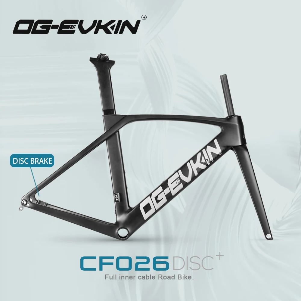 Og-evkin Cf-026 Aero Carbon Road Frame Disc Brake Full Inner Cable ...