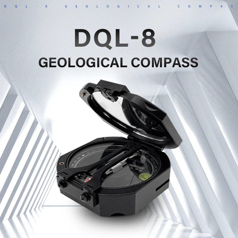 Geological-Compass-DQL-8-Magnet-Needle-Damping-Aluminum-Pocket-Transit ...