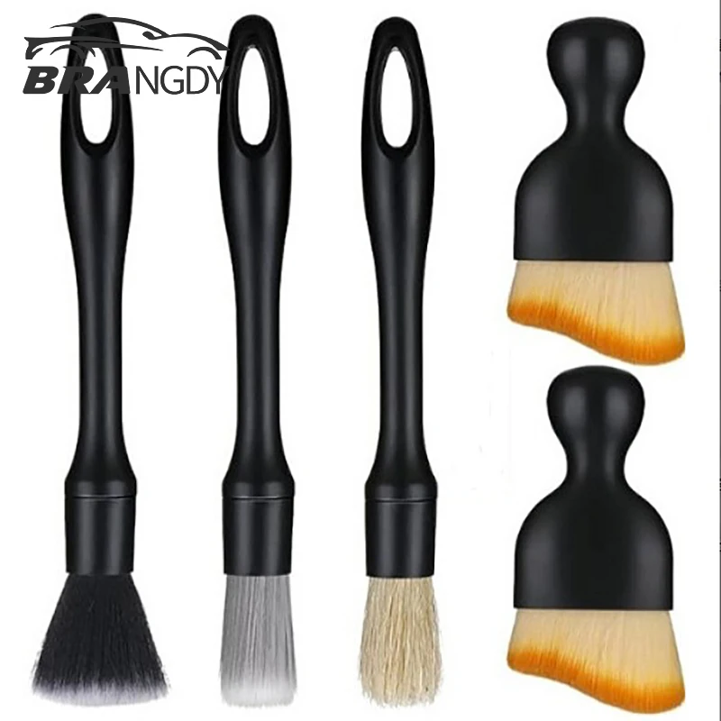 Car-Detailing-Brush-Set-4-Pcs-Interior-Cleaning-Soft-Brush-Kit-for ...