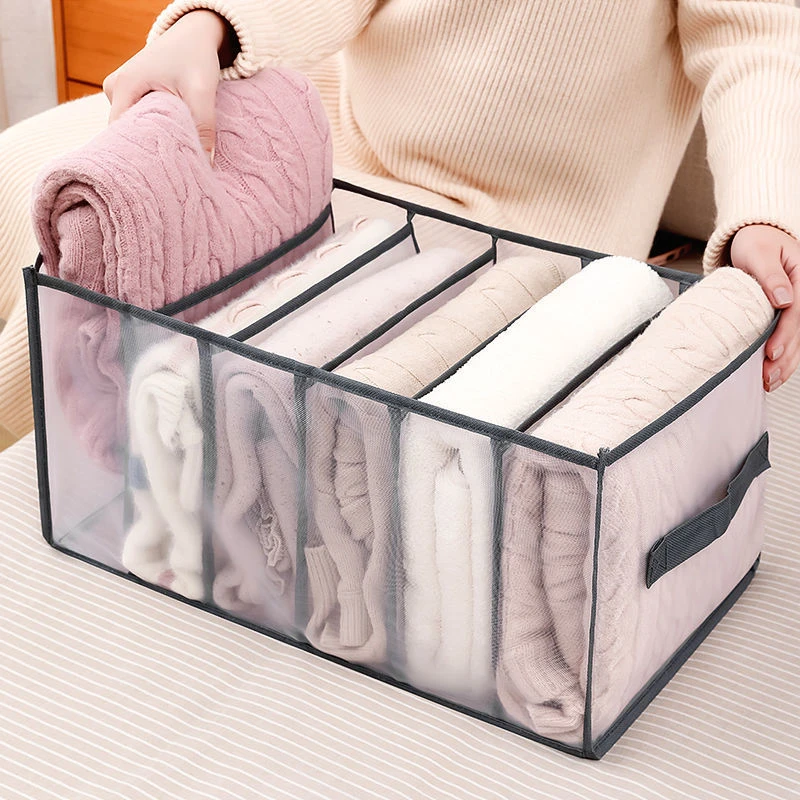 Jeans Storage Boxes Closet Organizer Drawer Divider Boxes T-shirt ...